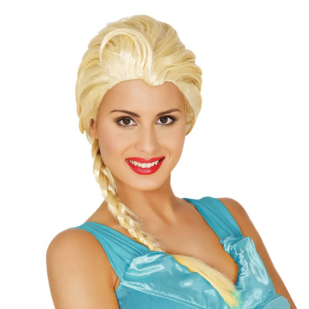 Isprinsessa Peruk - One size - Oktoberfestbutiken